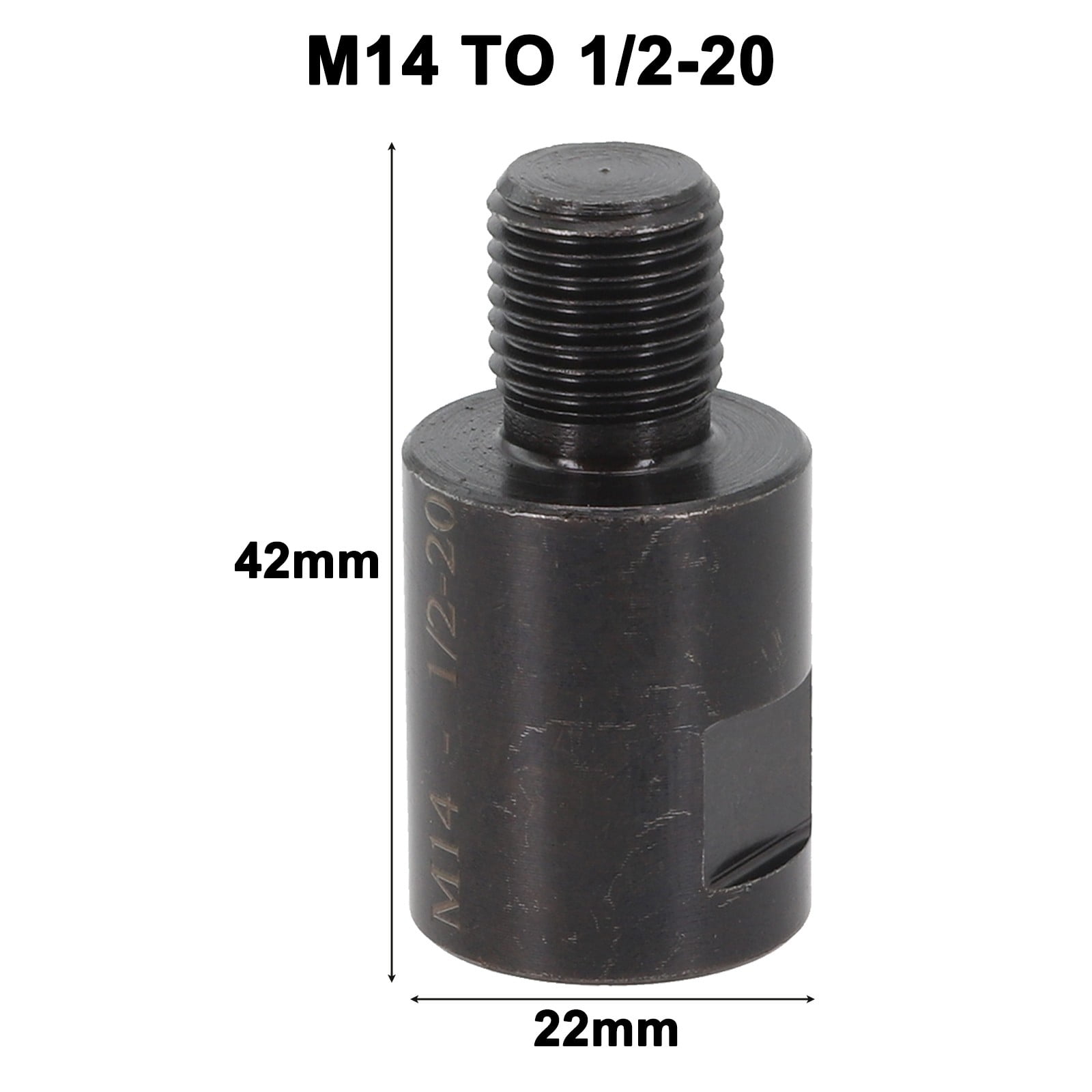 Angle Grinder Adapter Converter M10 For M14 5/8-11 Converter Adapte Arbor Connector M14 To 1/2 ...