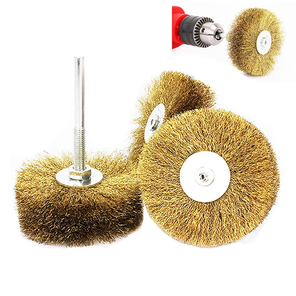 Angle Grinder Buffing Wheel Affordable Steel Wire Brush - Walmart.com