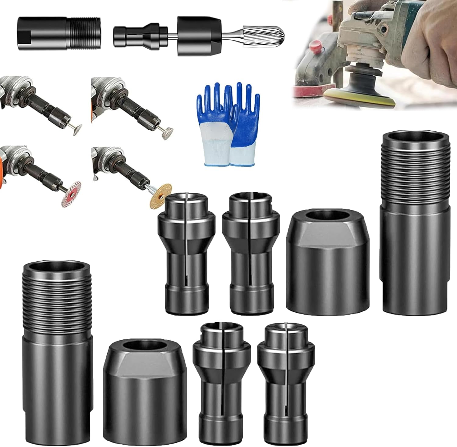 Angle Grinder Conversion Accessories,3/6mm 100 Type Angle Grinder ...