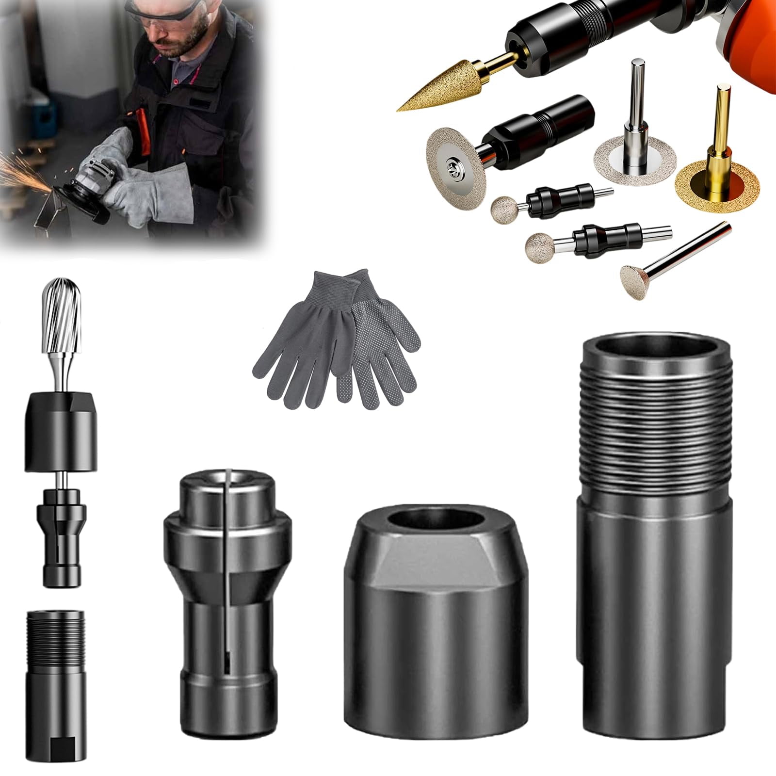 Angle Grinder Conversion Accessories, 3/6mm Angle Grinder Conversion ...