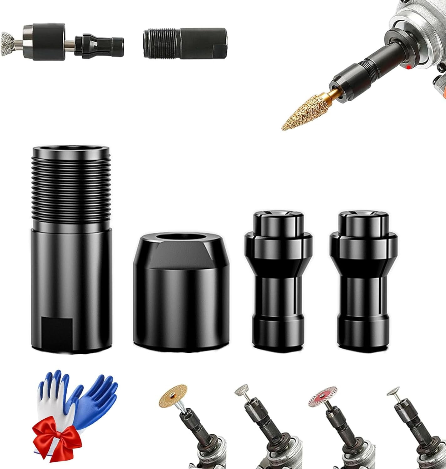 Angle Grinder Conversion Accessories, Angle To Straight Grinder Adapter ...