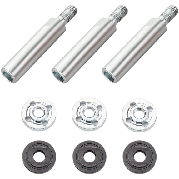 Angle Grinder Extension Rod Connector, 80mm M10 Threaded Shaft, Fits ...