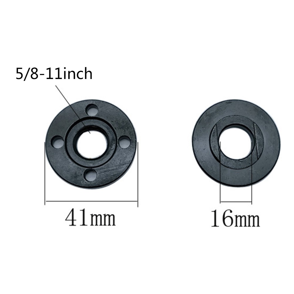 Angle Grinder Flange Lock Nut & Wrench Set Inner Outer Pressure Plate ...