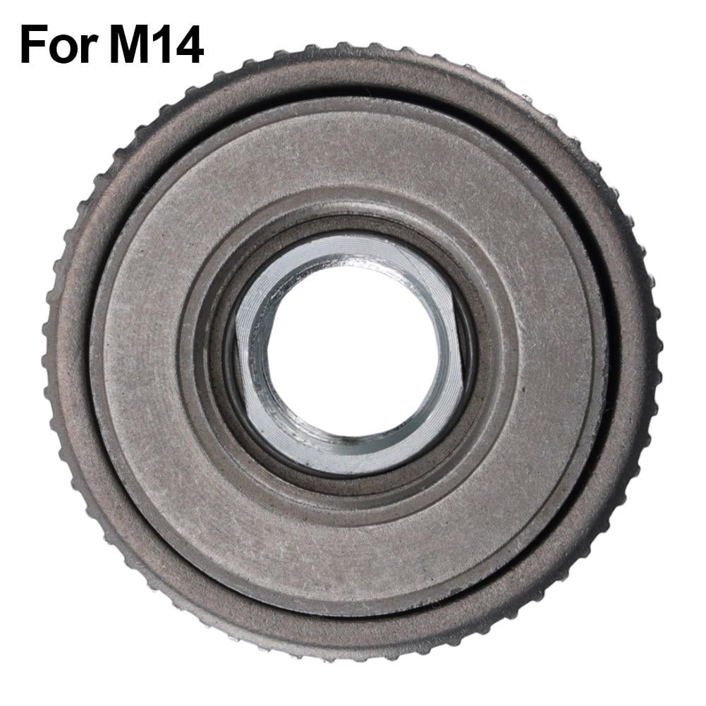 Angle Grinder Flange Nut Quick-Lock M10 M14 5/8-11 Thread Self-Locking Flange Grinding Disc ...