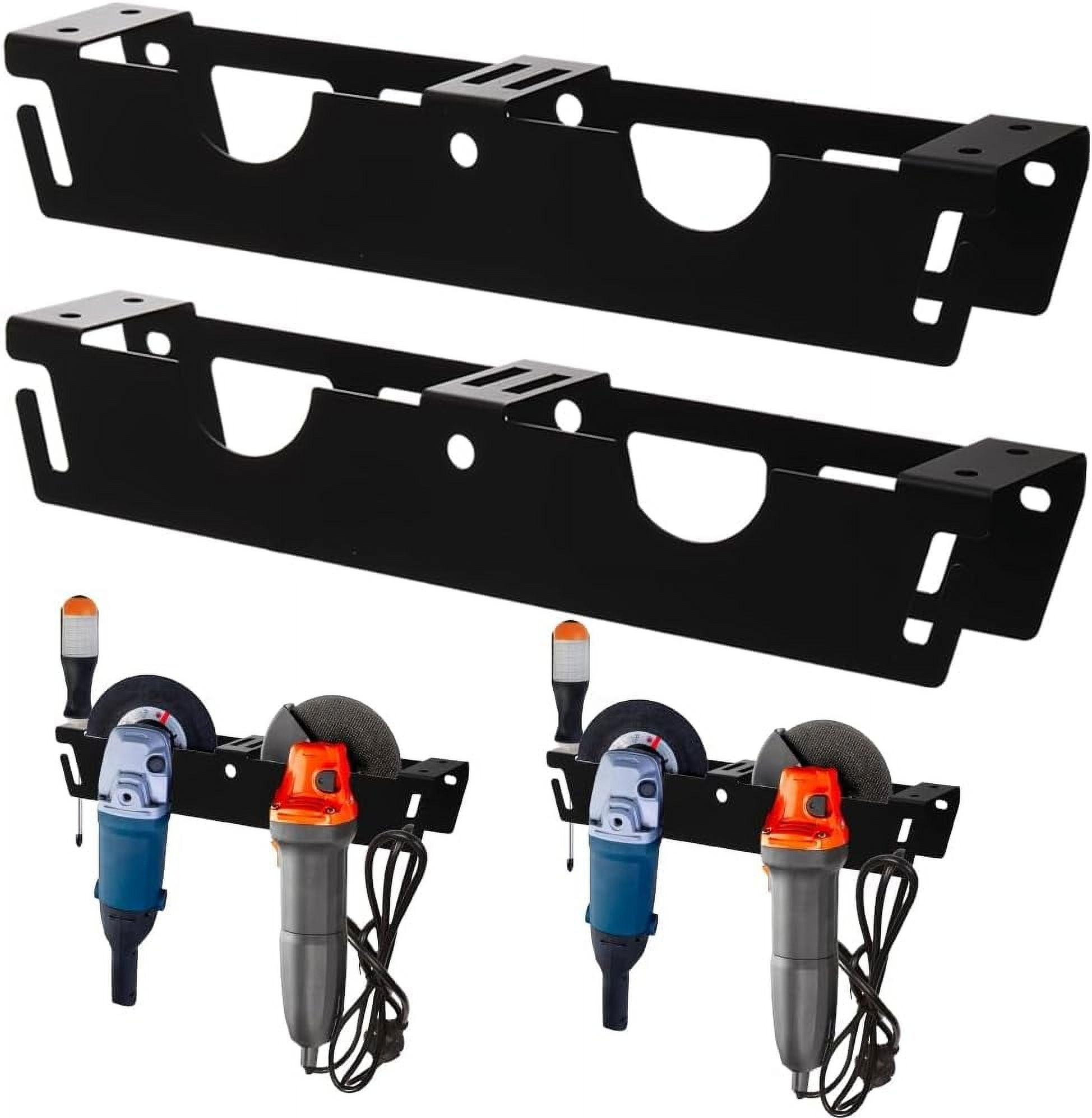 Angle Grinder Holders, 4 Bay Angle Grinder Stand, 2 Pack Polisher Power ...