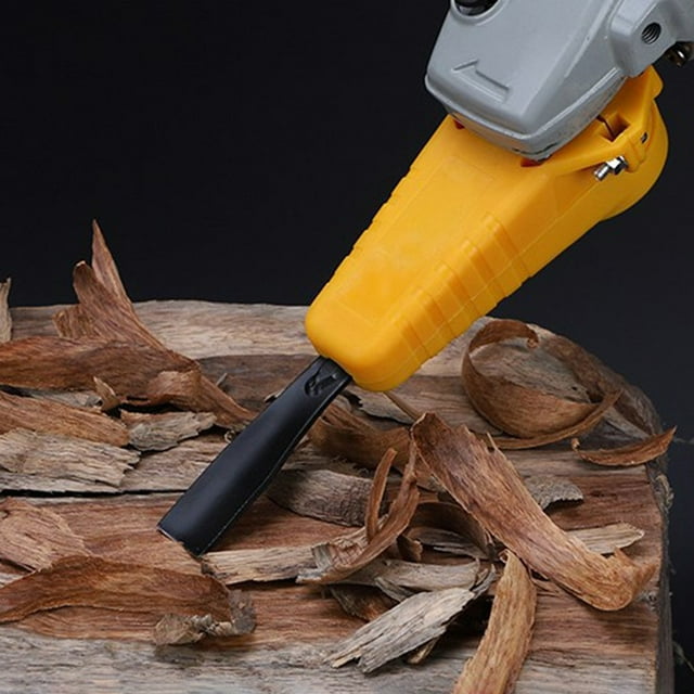 Angle Grinder Into Power Chisel Woodworking Tool Wood Carving Electric ...