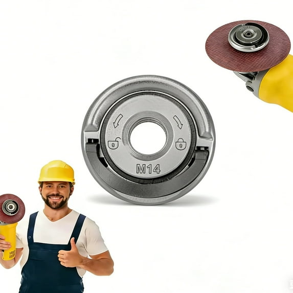 Angle Grinder M10 Nut: High-Strength Steel Quick Lock – Self-Locking ...