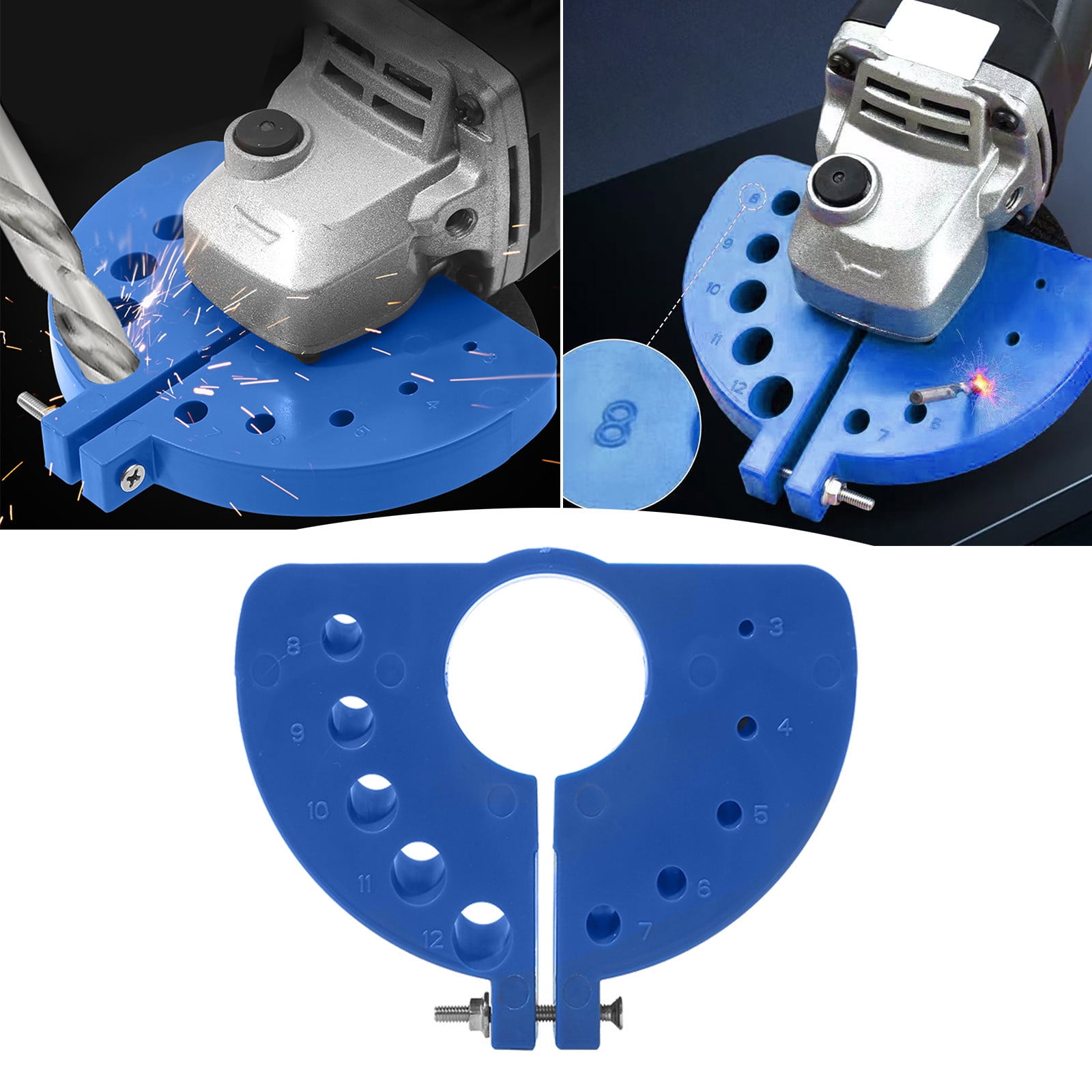 Hole Drill Bit Blue A New Drill Grinder Angle Grinder Modified Drill ...