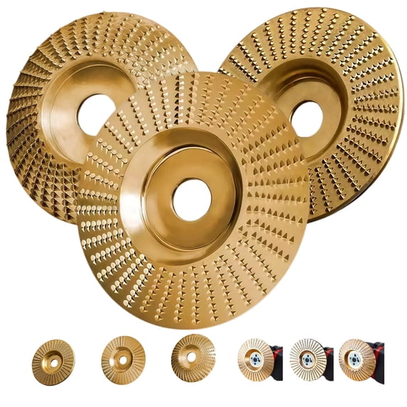 Angle Grinder Polishing Pad, 3 Piece Steel Sanding Discs and Heavy Duty ...