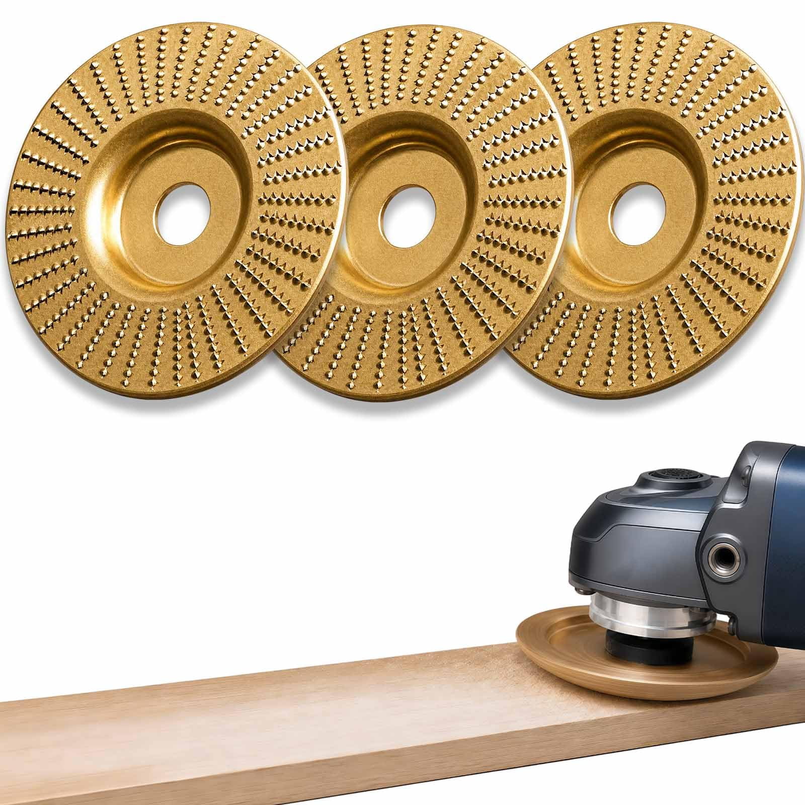 Angle Grinder Polishing Pad, 3PCS Wood Sanding Disc for Angle Grinder ...