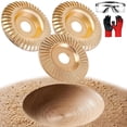 Angle Grinder Polishing Pad Tungsten Carbide 4.5x7/8in Disc with ...