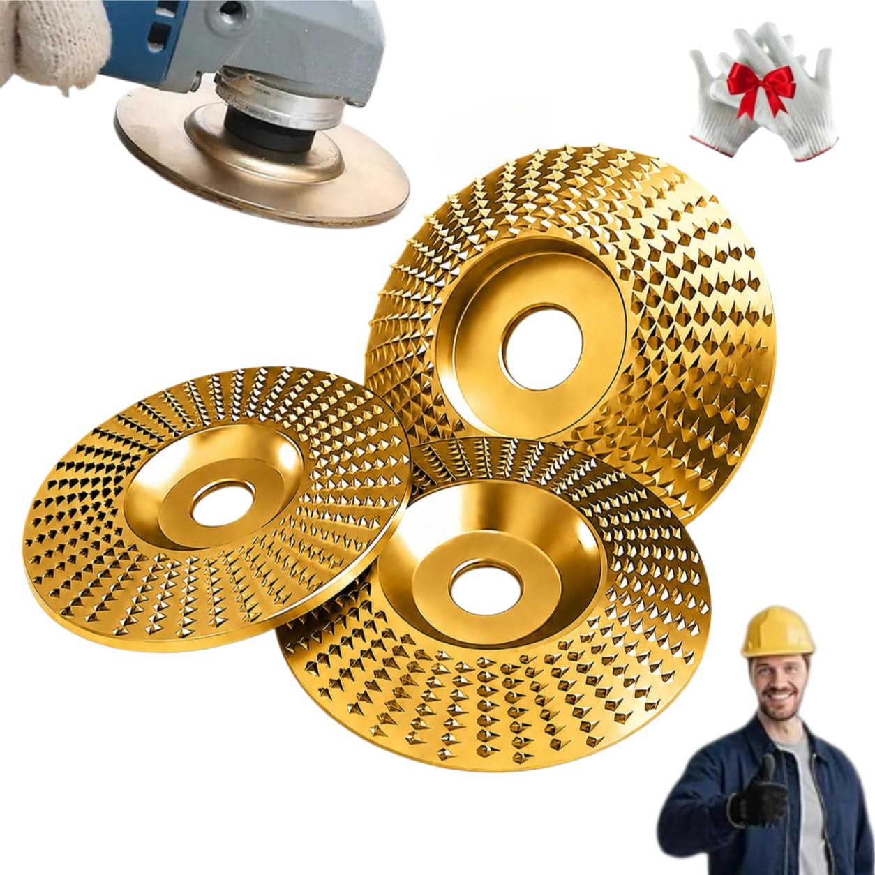 Angle Grinder Polishing Pad, Tungsten Carbide Cutting Wheel Set for ...