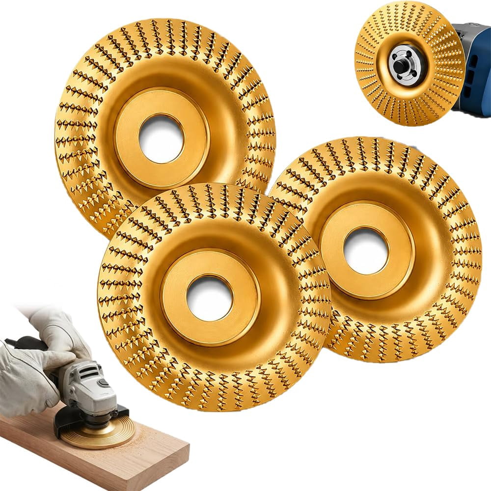 Angle Grinder Polishing Pad, Wood Carving Disc Set for Shaping Sanding ...