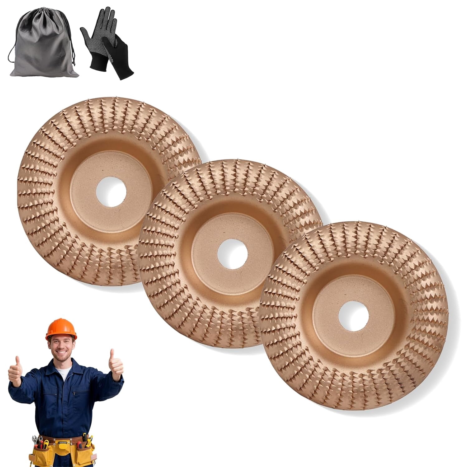 Angle Grinder Polishing Pad Wood Carving Disc for Cutting Shaping ...
