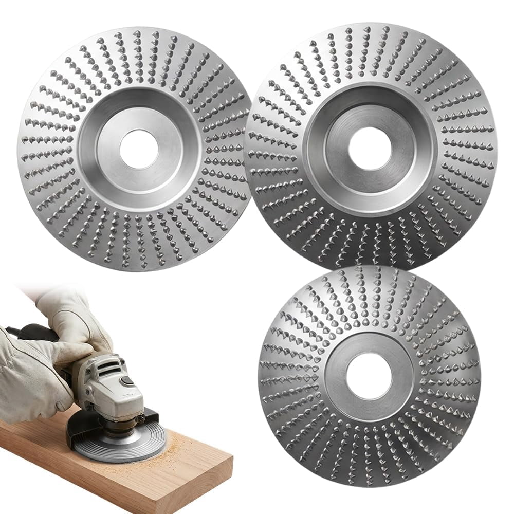 Angle Grinder Wood Carving Disc, Tungsten Carbide, 4 and 4.5 Inch ...