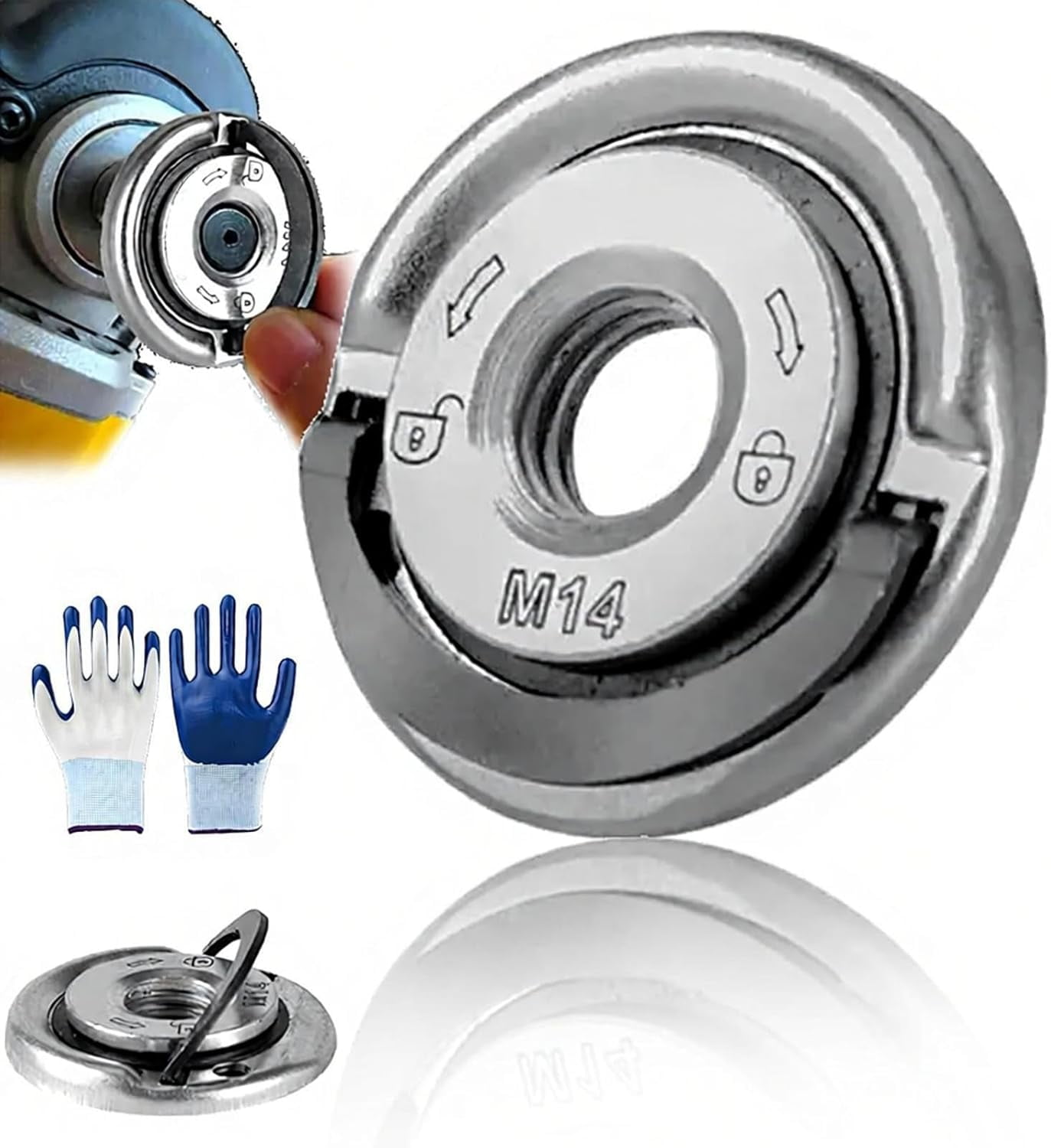 Angle Grinding Tool Flange Count 5/8 ,M14 ,M10Thread Angle Grinder ...