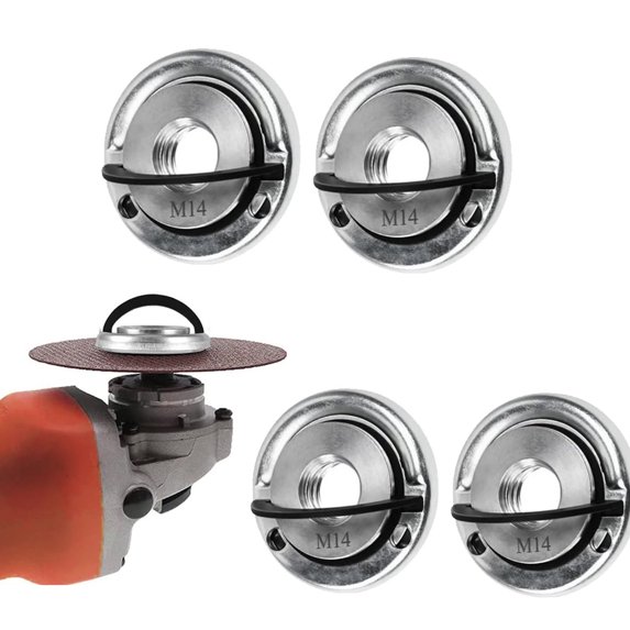 Angle Grinding Tool Flange Nut,1 Set,(2 PCS),M14Thread Angle Grinder ...
