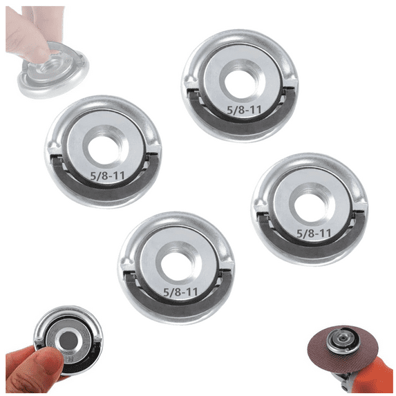 Angle Grinding Tool Flange Nut - 4PCS 5/8-11 Angle Grinder Locking ...