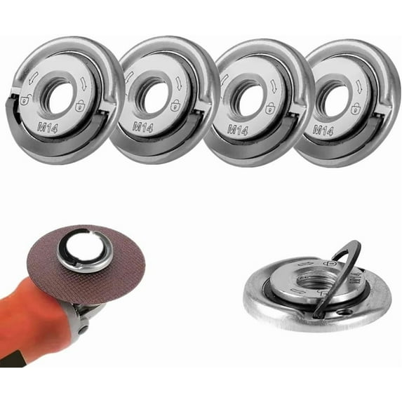 Angle Grinding Tool Flange Nut, 5/8"-11/M14/M10 Thread Angle Grinder ...