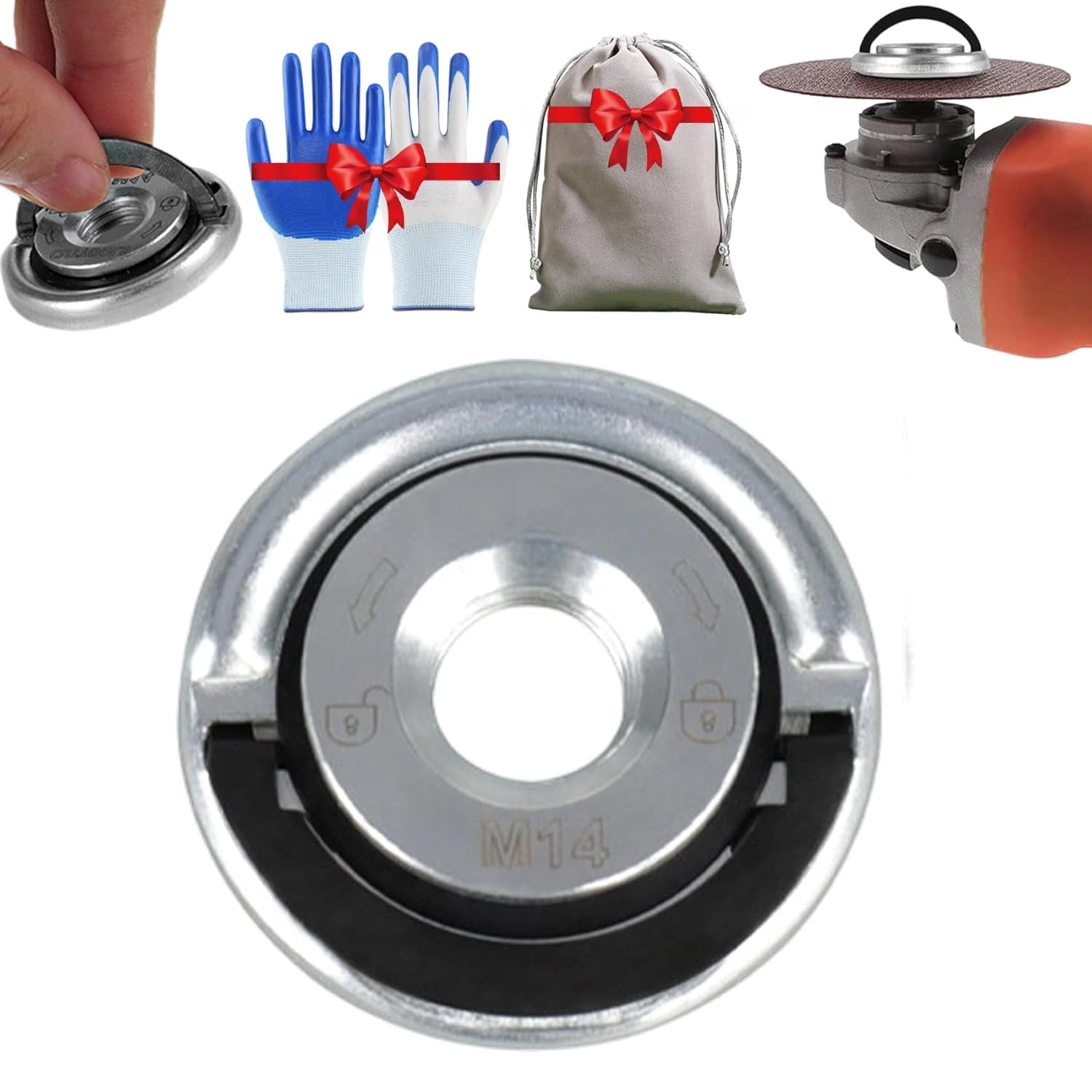 Angle Grinding Tool Flange Nut, M14 Thread Angle Grinder Flange Nut ...