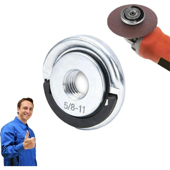 Angle Grinding Tool Flange Nut with 5/8-11 Inch Thread, Quick Change ...