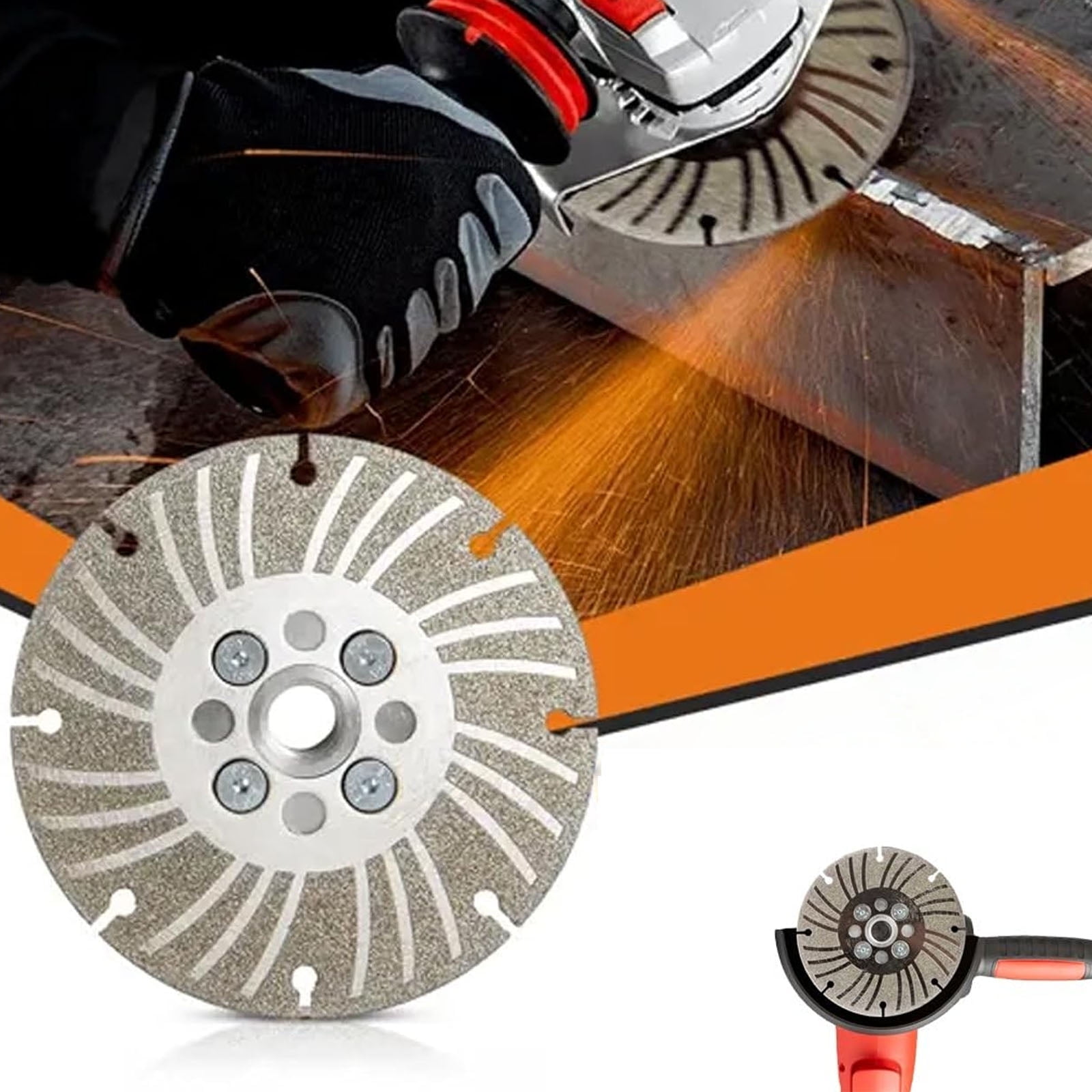 Angle Grinding Wheel – Electroplated Diamond 4 1/2" Plus+, Angle ...