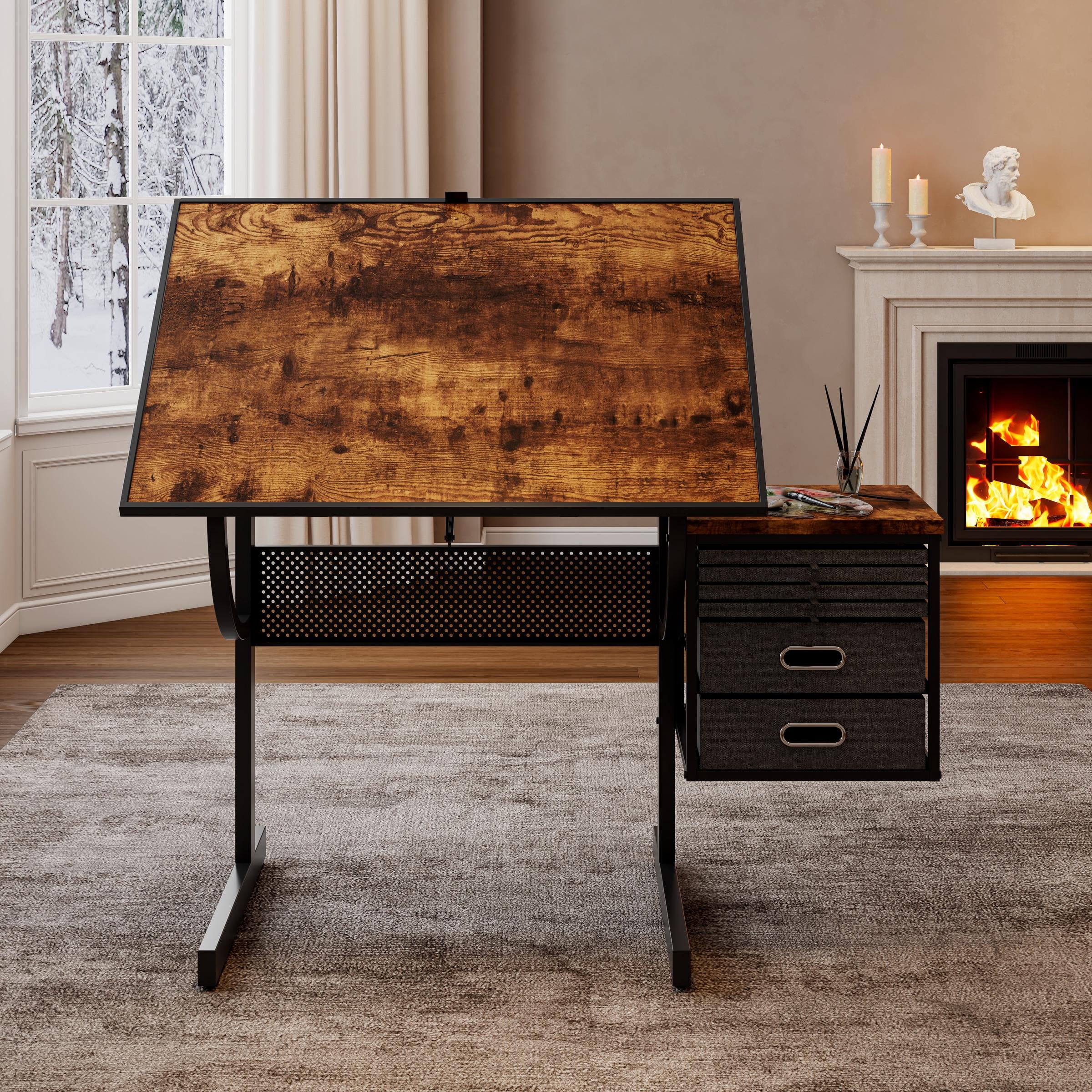 Angle & Height Adjustable Jigsaw Puzzle Board, Puzzle Table with Legs ...