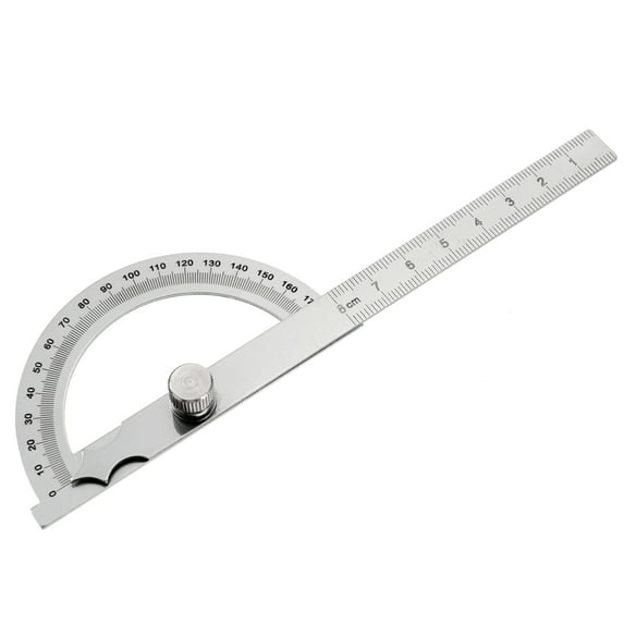 Angle Protractor Angle Finder Ruler Two Arm Stainless Steel Protractor ...
