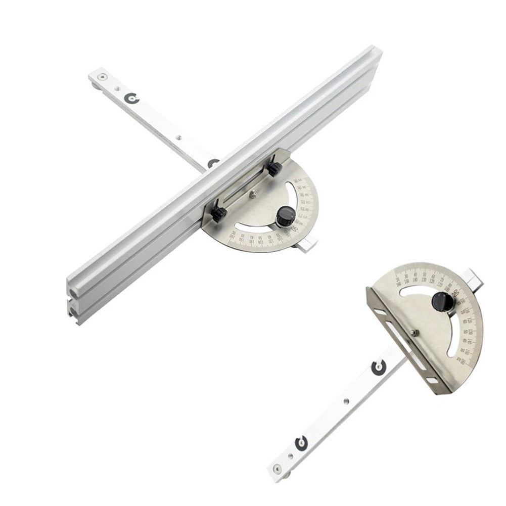 Angle Pusher and Guide Rail Set with Track Stopper for Woodworking ...