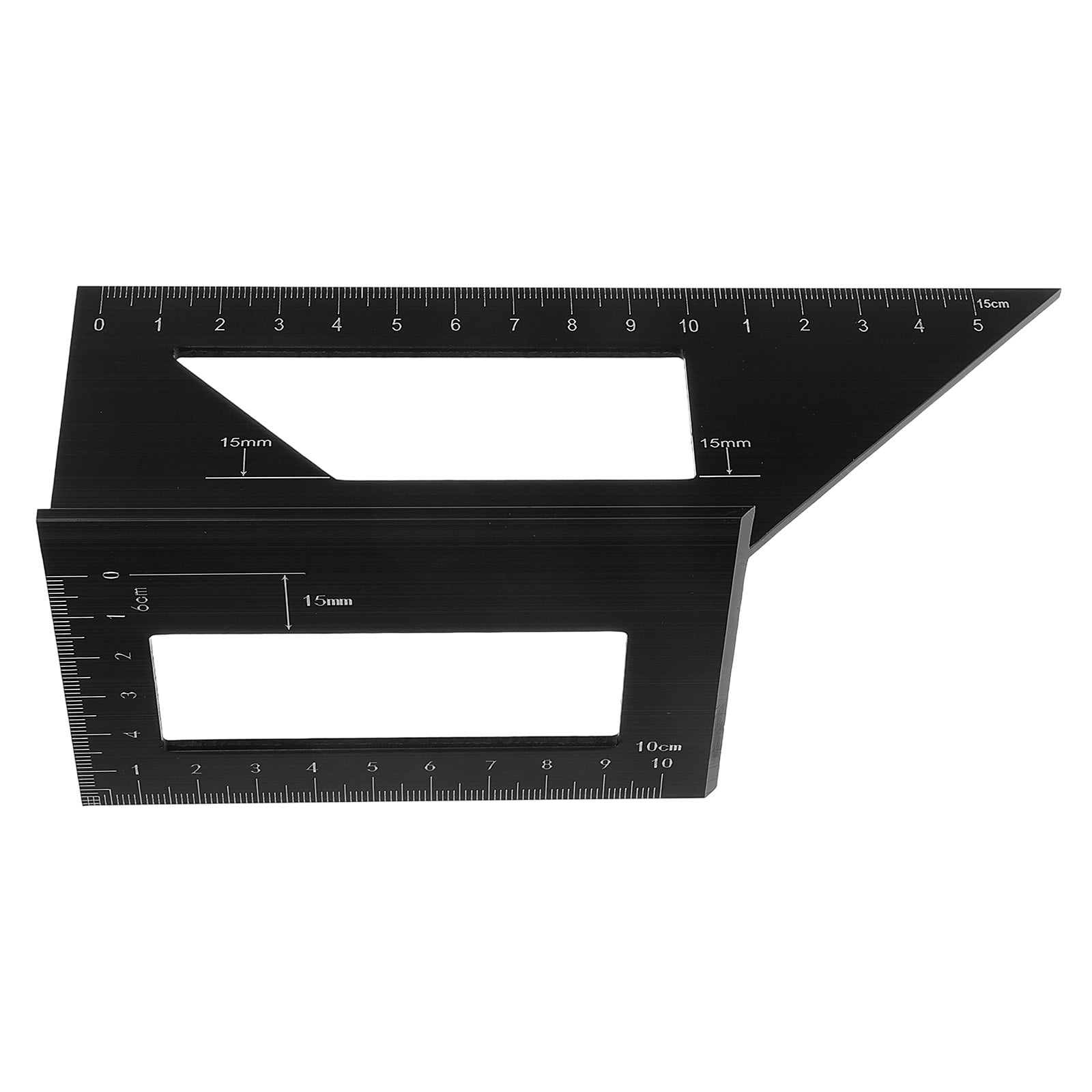 Angle Ruler Aluminum Alloy Scribe Square Tool for Measure 45 90 Degree ...