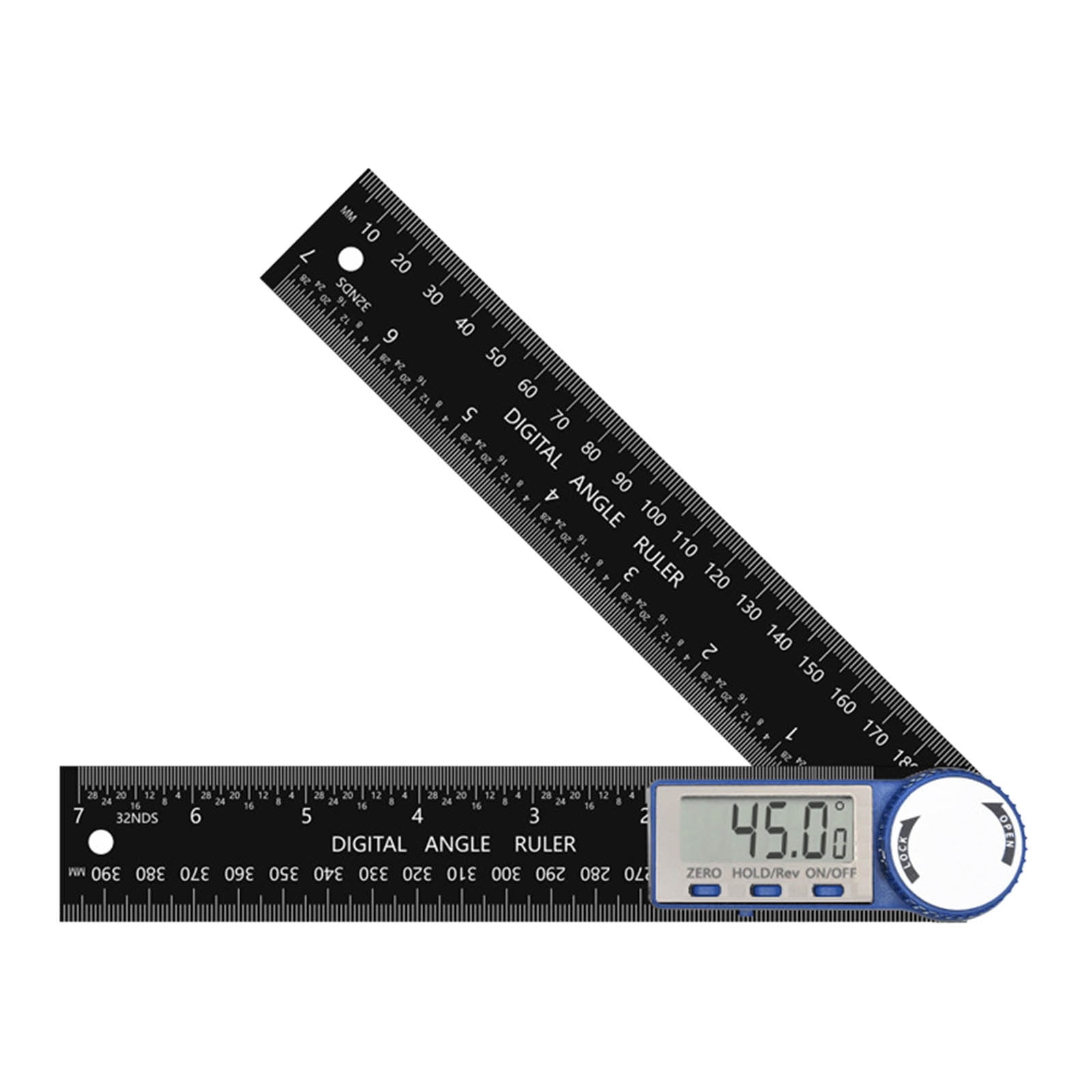 Angle Ruler Plastic Angle Ruler Angle Gauge Protractor Woodworking ...
