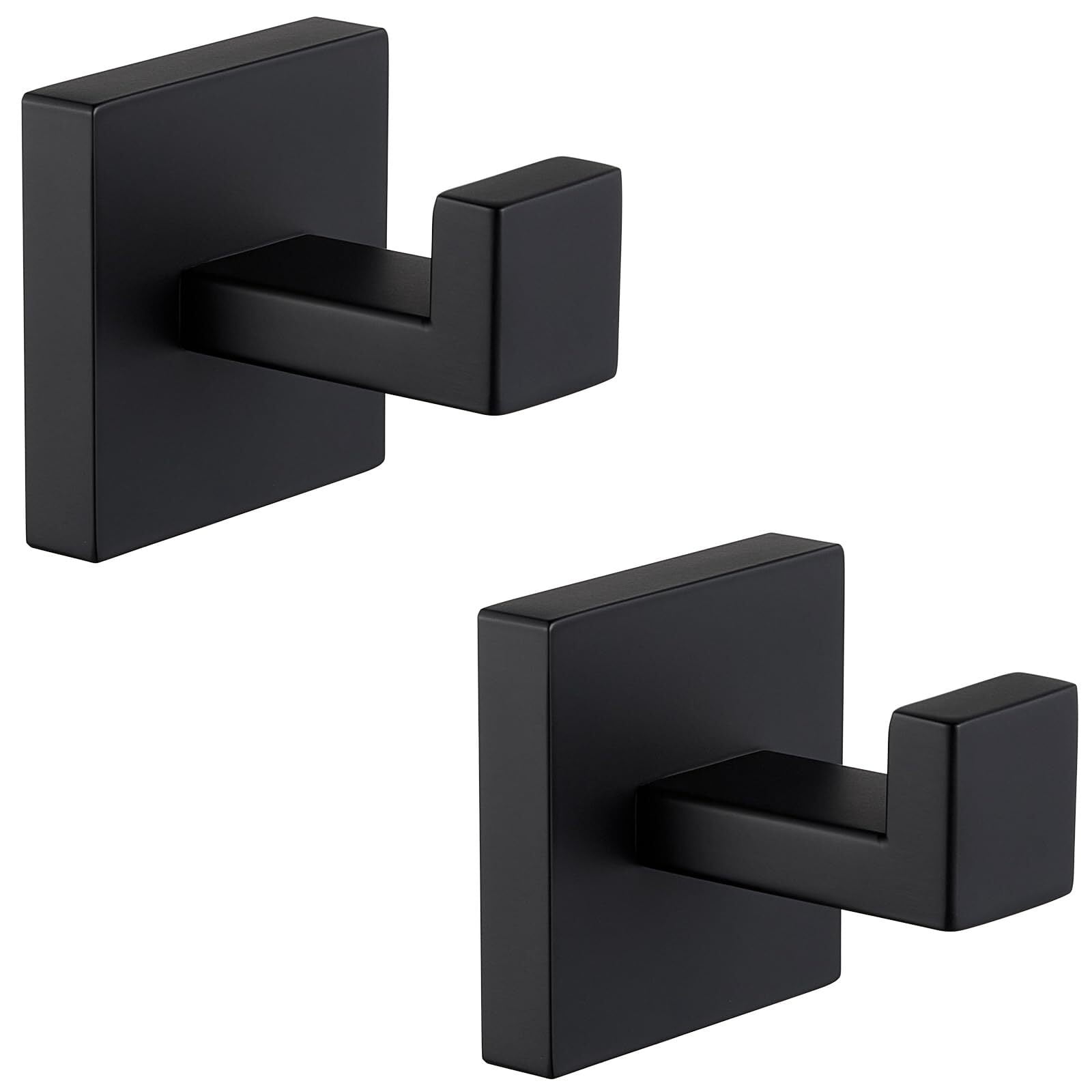 Angle Simple Towel Hook Matte Black, SUS 304 Stainless Steel Coat Robe ...