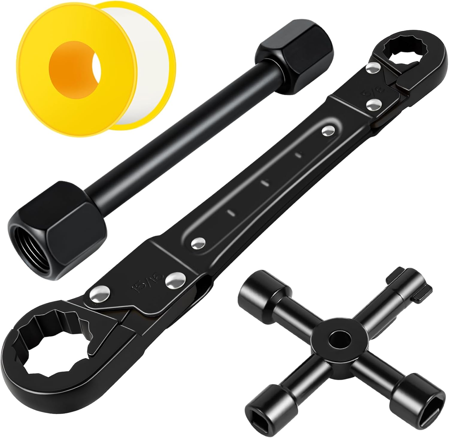 Angle Stop Wrench Kit, Plumbing Tools, Angle-on Plumber Wrench for ...