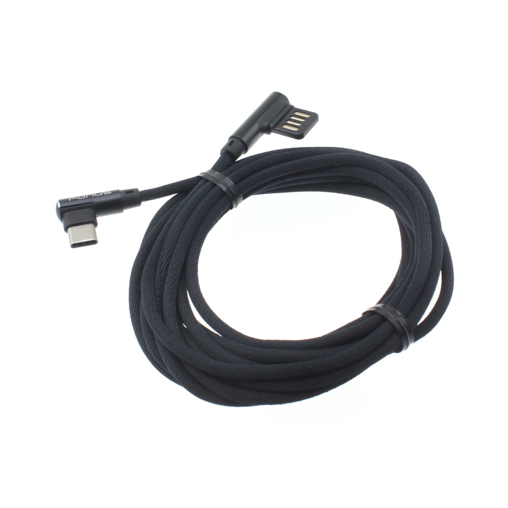 Angle USB Cable 10ft Type-C for Motorola Razr Ultra (2025) - Charger ...