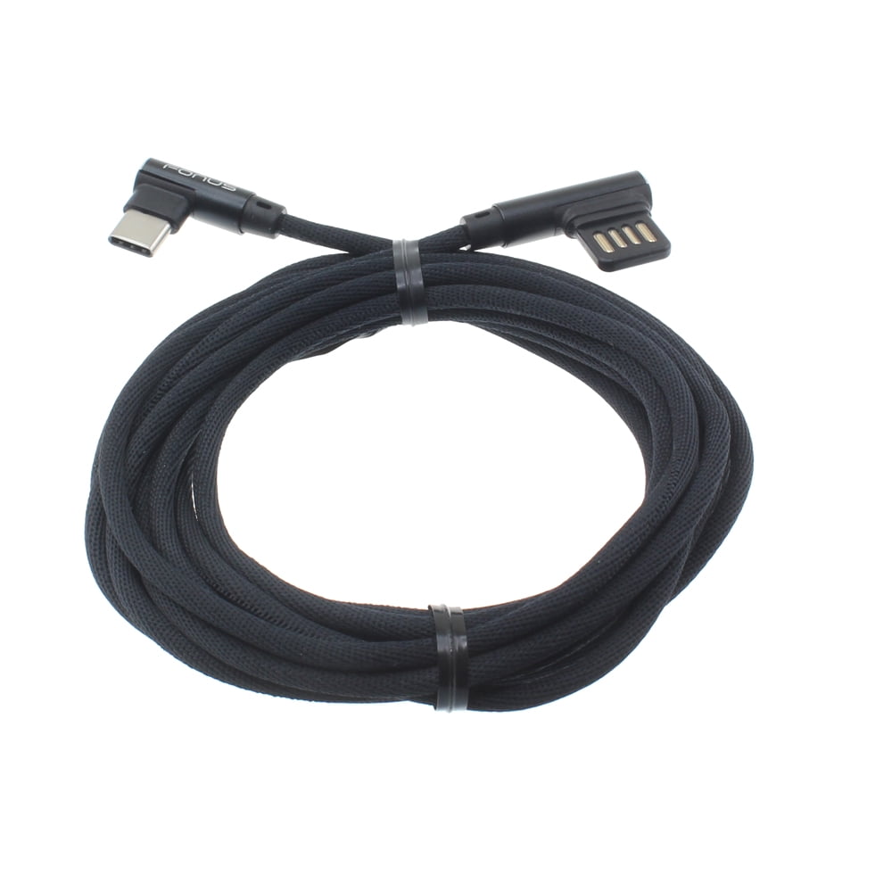 Angle USB Cable 10ft Type-C for TCL 50 Pro NxtPaper/XE 5G - Charger ...