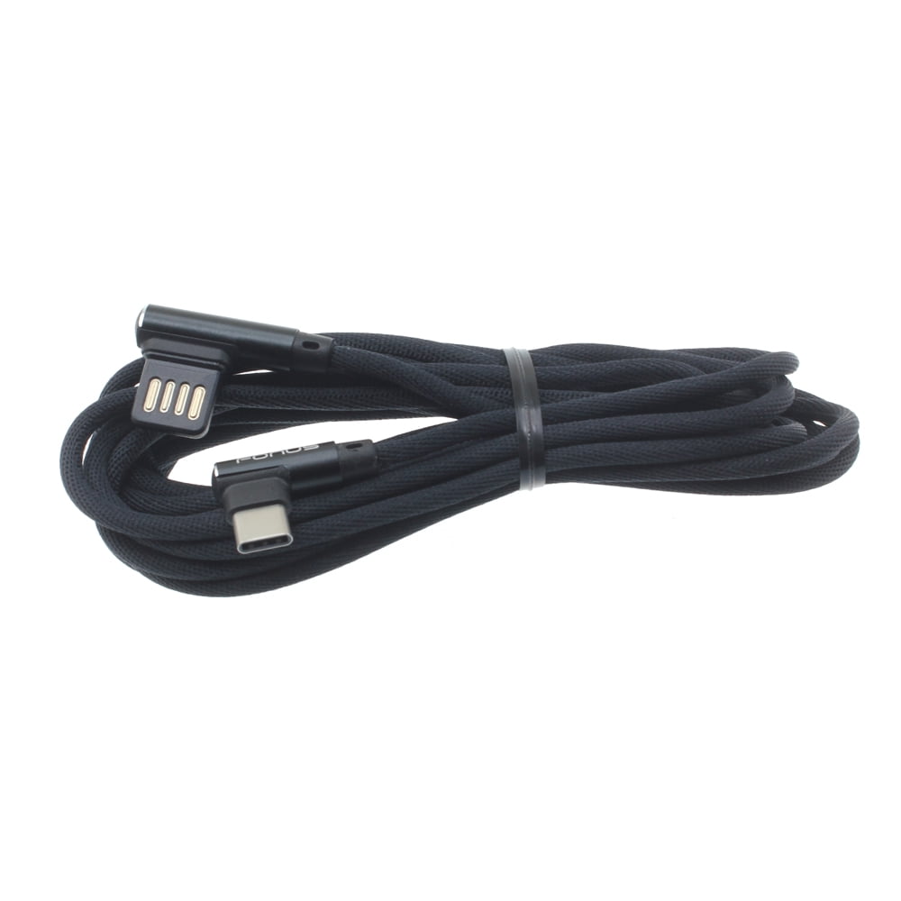 Angle USB Cable for Motorola Moto Tab G62/Tab G70 - 10ft Type-C Charger ...