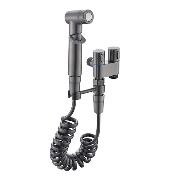 Angle Valve Toilet Spray Gun 1 Set Dual Control Universal High Quality ...