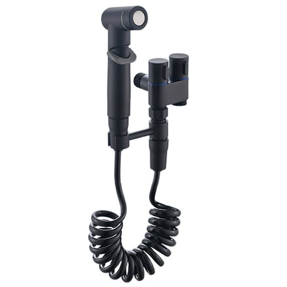 Angle Valve Toilet Spray Gun 1 Set Dual Control Universal High Quality ...