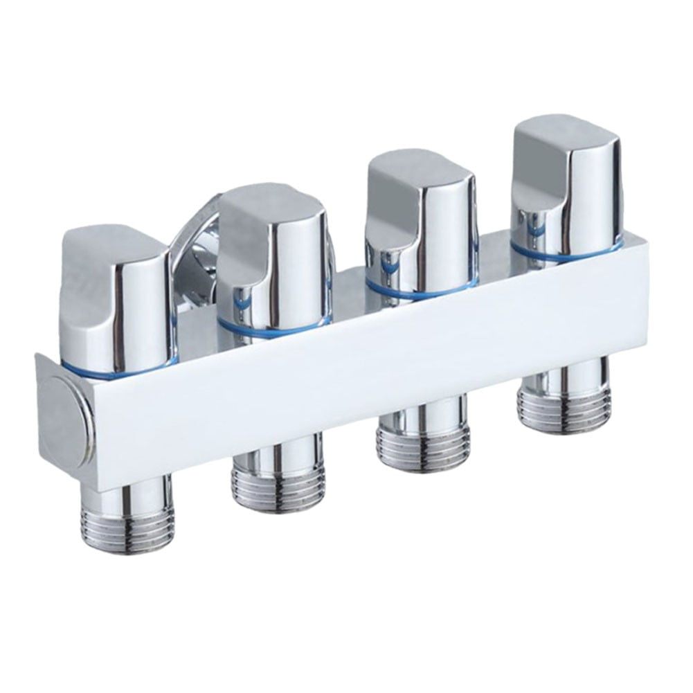 Angle Valve Water Distributor with Single Inlet and Four Outlets for ...