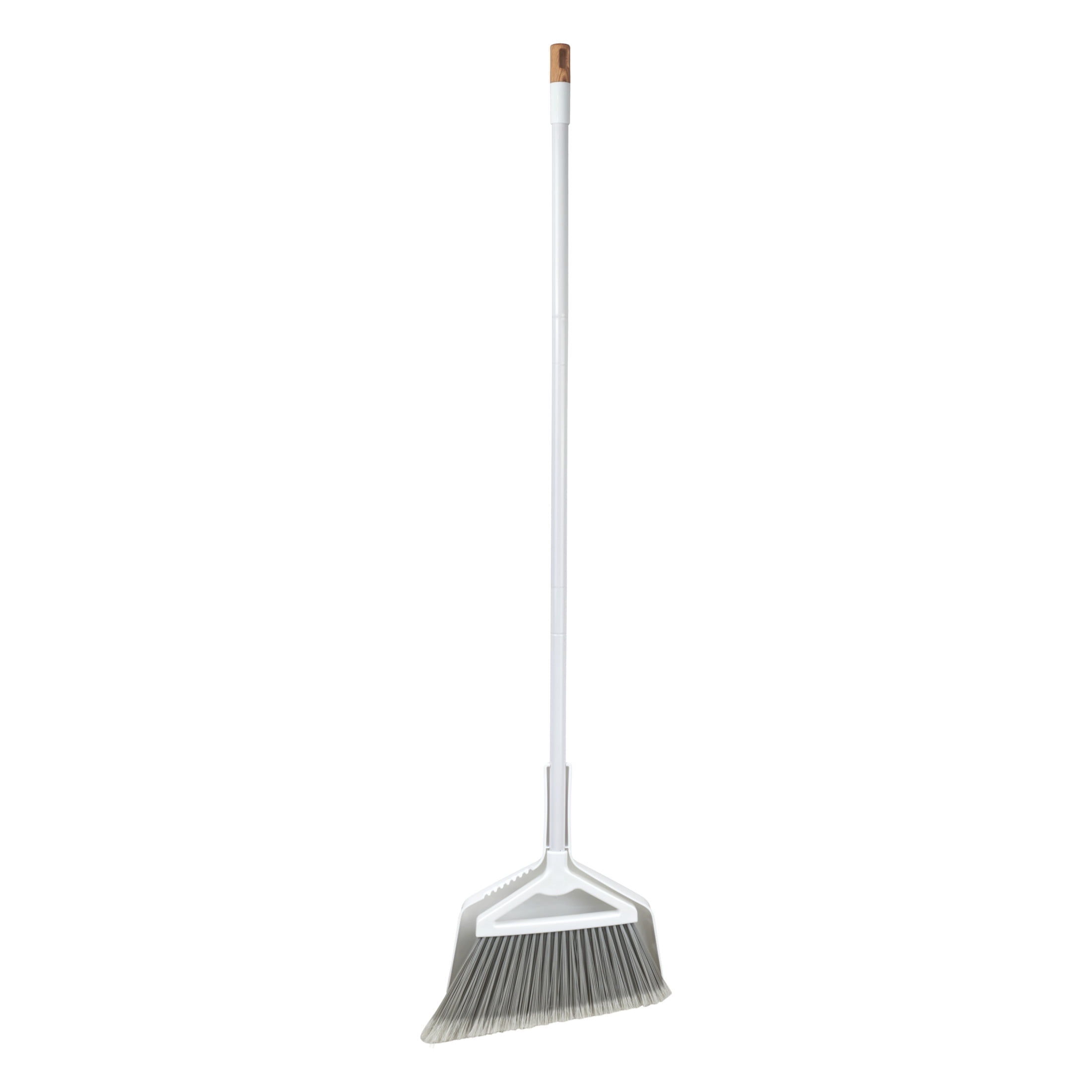 Angled Broom with Dustpan Flagged Bristles Help To Removes Dirt and ...