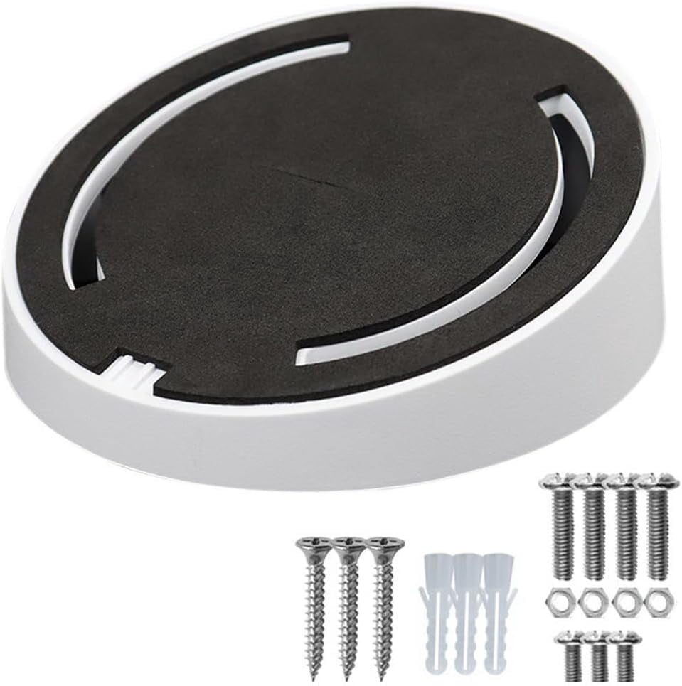 Angled Ceiling Mount Dome Camera, Indoor Bracket Obliquity White ABS ...