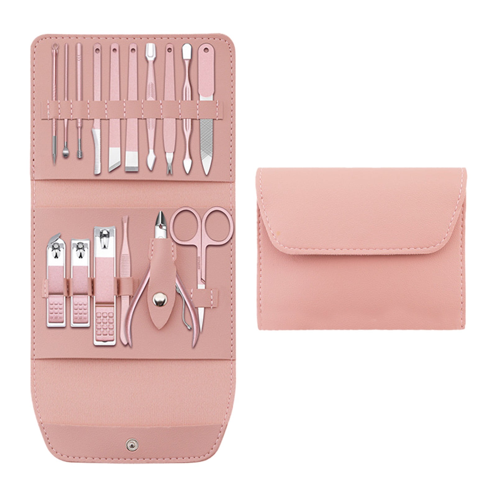 Angled Cuticle Pusher Nail Filers Pack Nail Tape Strips for Design Gel ...