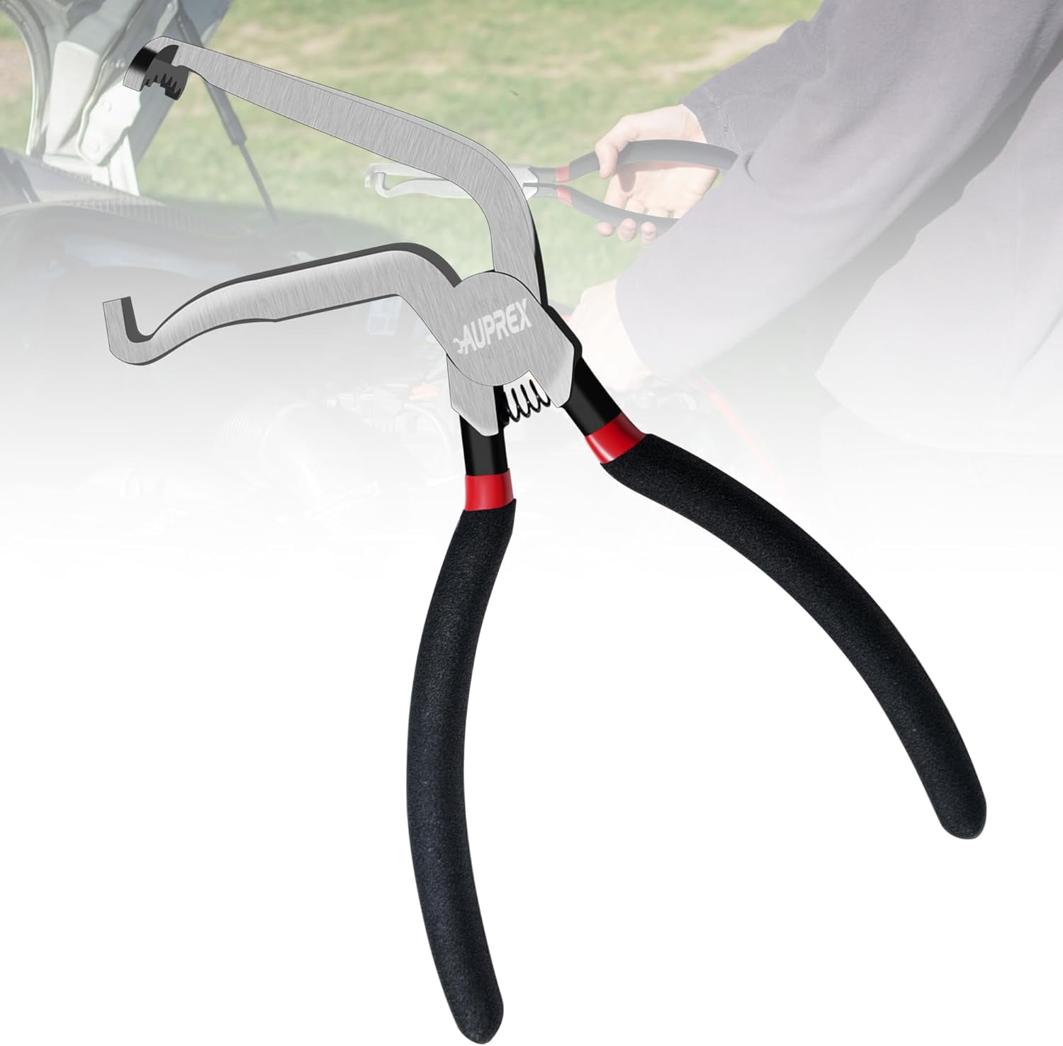 Angled Electrical Disconnect Pliers with Spring, Automotive Electrical ...