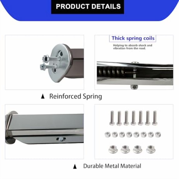 Angled Mud Flap Hanger Bracket for Semi Truck with Reflective Strip ...
