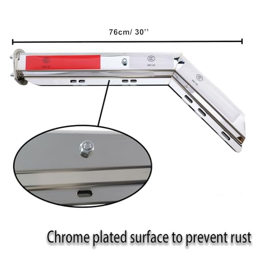 Angled Mud Flap Hanger Bracket for Semi Truck with Reflective Strip ...