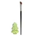 Angled Nose Contour Brush Set Green Sequin Christmas Tree Shape ...
