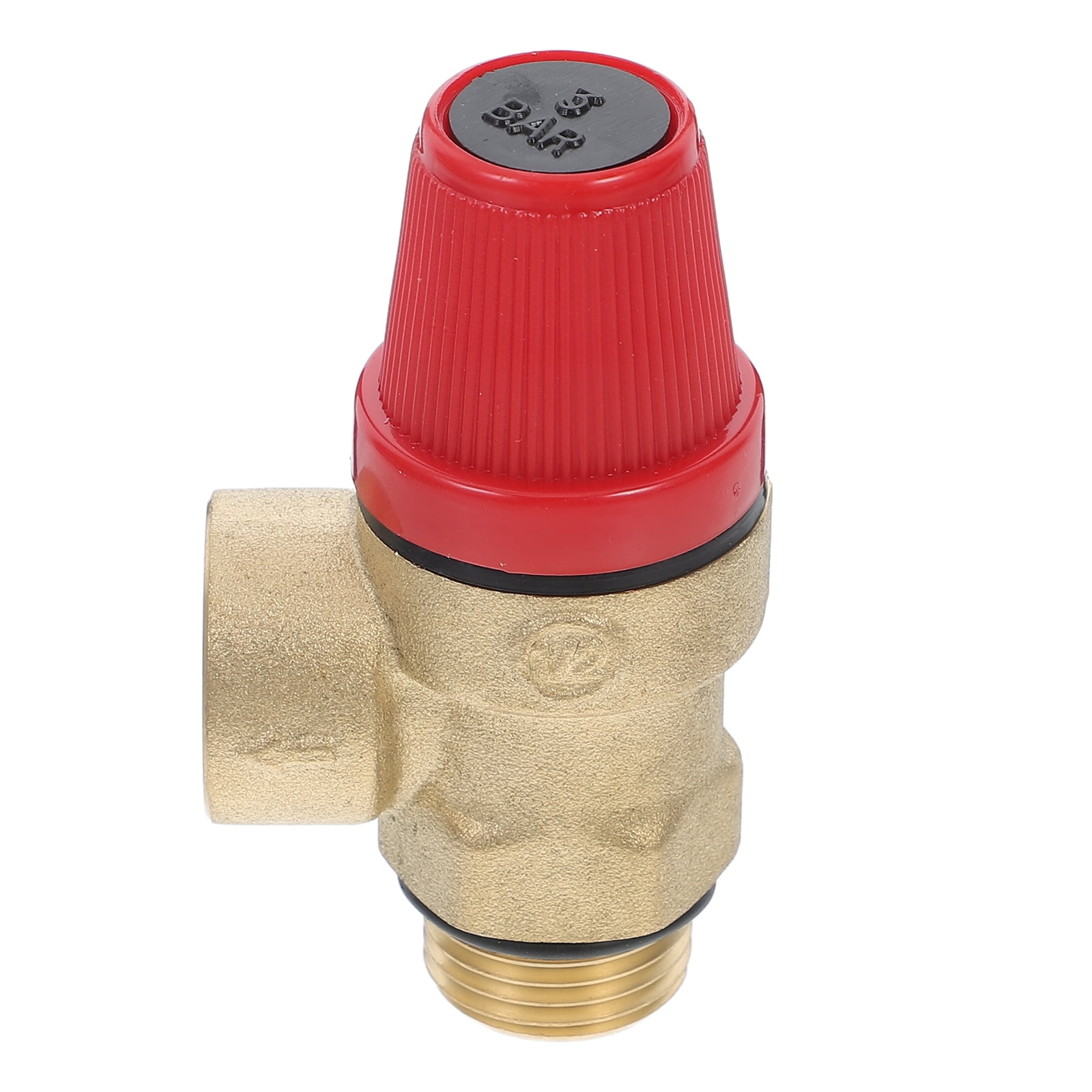 Angled Pressure Release Valve for Water Heaters DN15 Brass Pressure ...