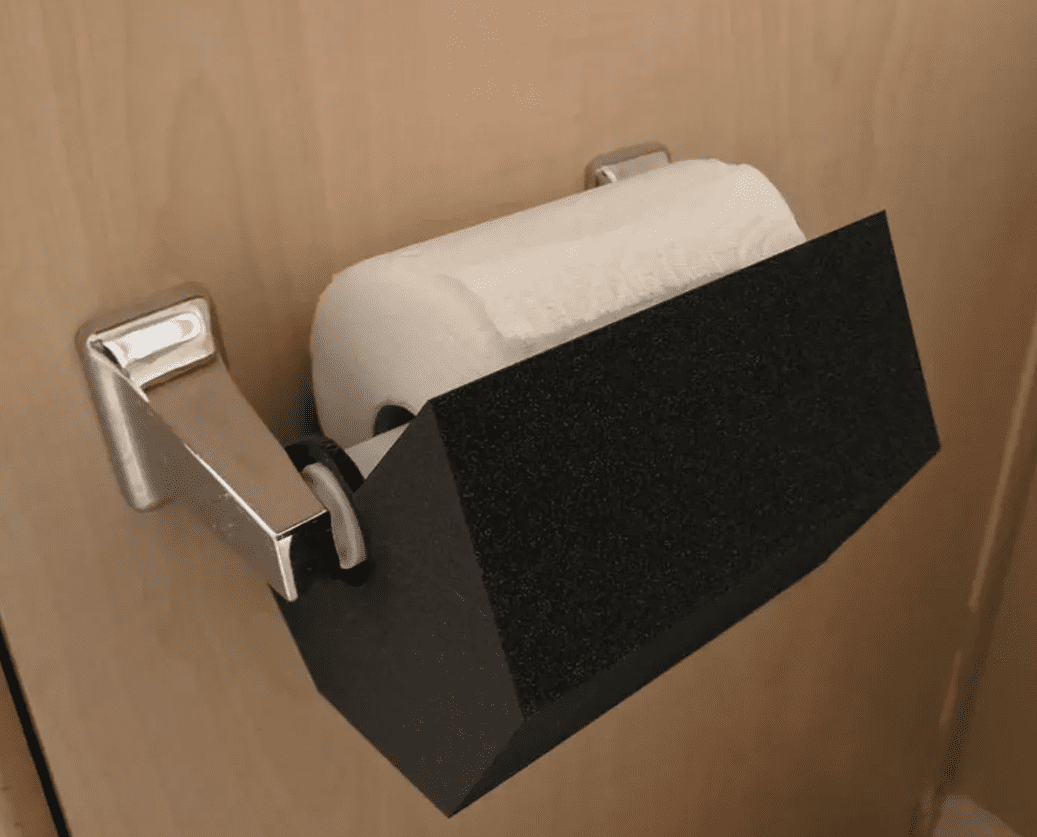 Angled Toilet Paper Guard | Toilet Paper Bottom Protector | Pet ...
