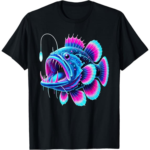 Angler Fish s Deep Sea Fishing T-Shirt - Walmart.com