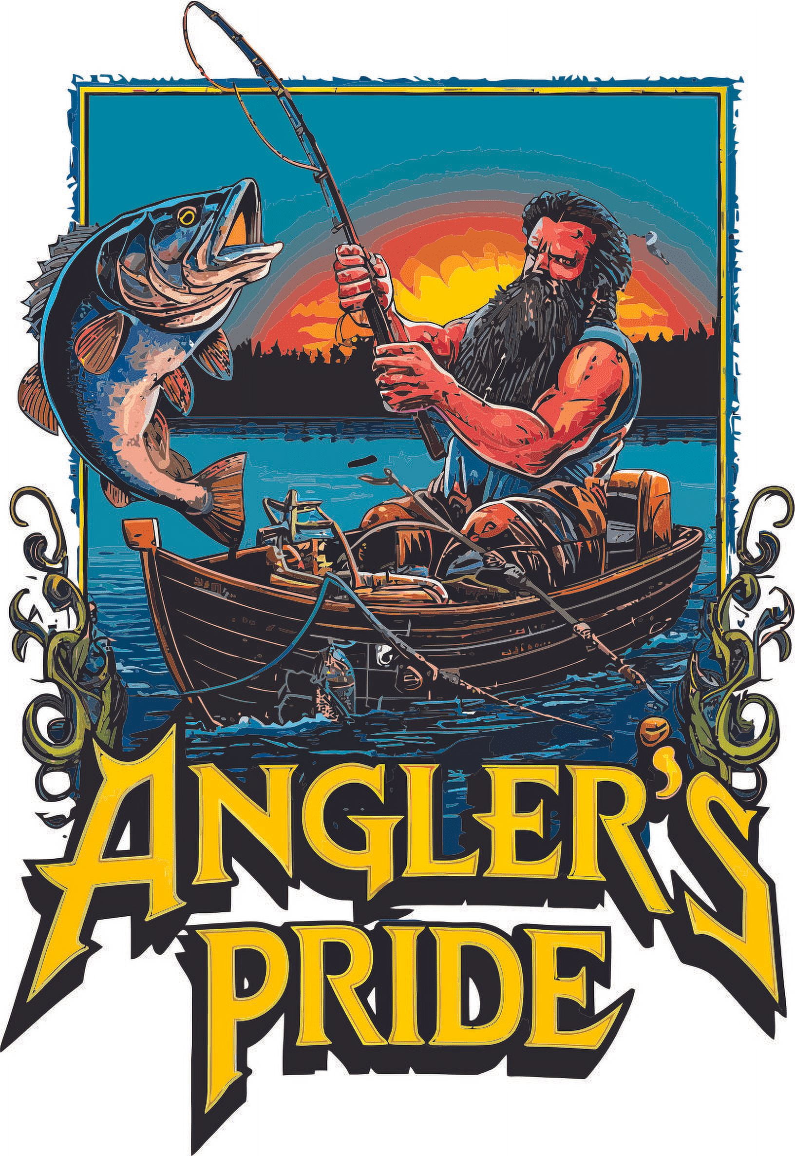 Angler's Pride Fishing Fisher Fisherman Fish Colorful Adventure Ocean ...